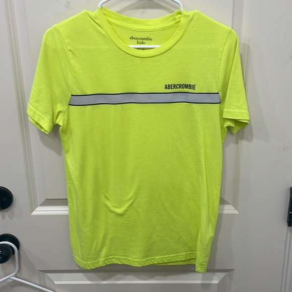 Shirts & Tops | Abercrombie Kids Neon Green Tip With Reflective Stripe ...